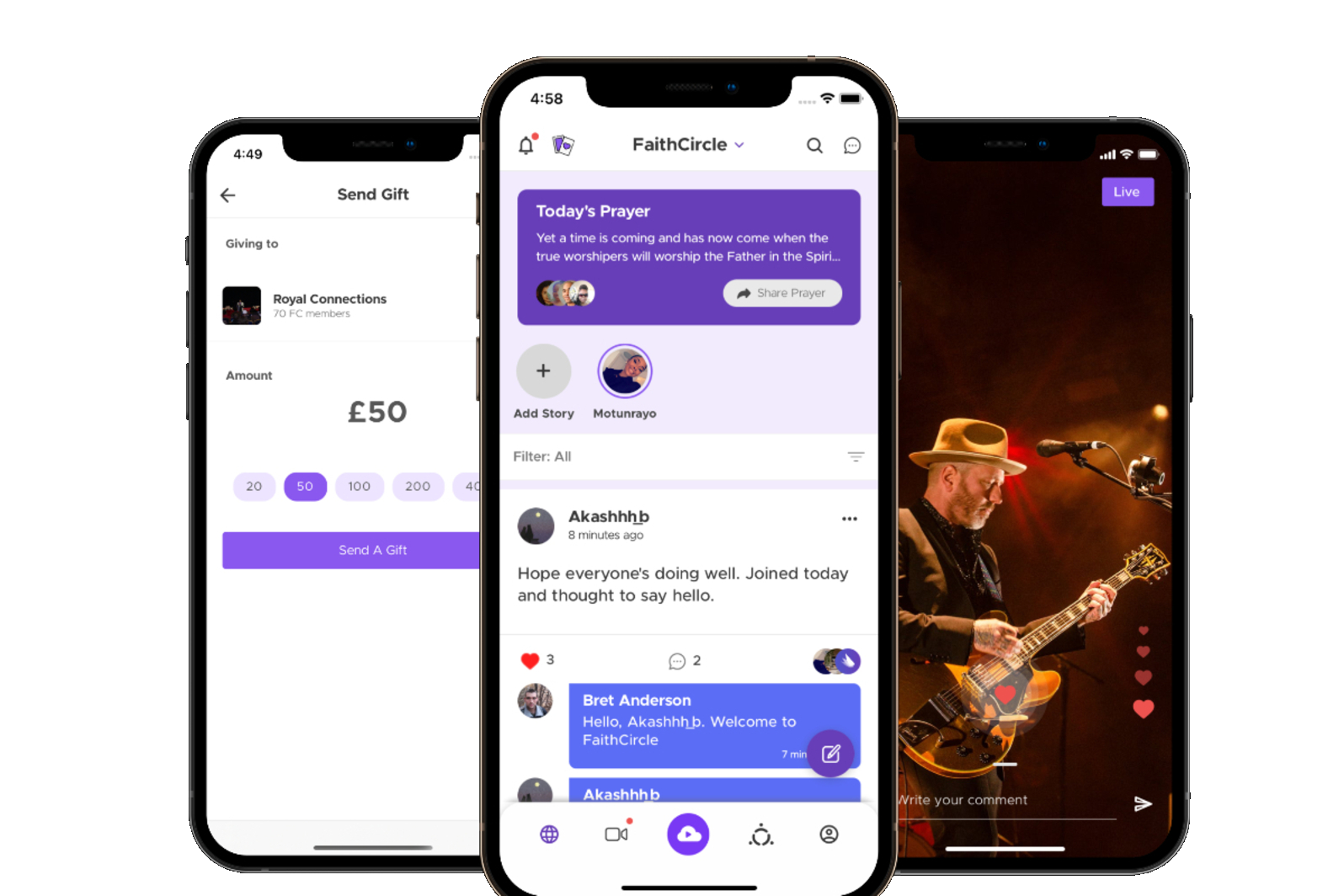 FaithCircle: Connect & Engage with people of Faith around the world.